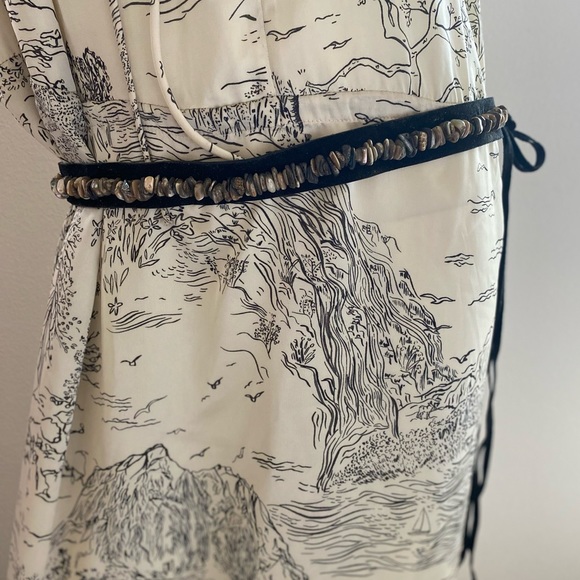 Accessories | Vintage Suede Leather Gem Rock Shell Boho Western Sash ...